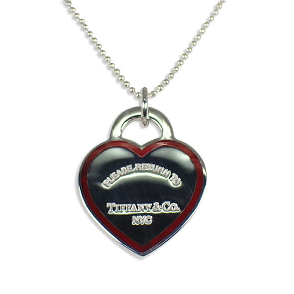 Tiffany & Co. | Jewelry | Tiffany 925 Enamel Return To Heart Tag ...